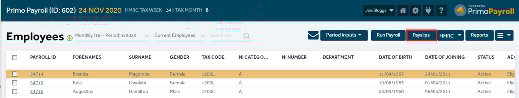 Employer Payment Summary (EPS)