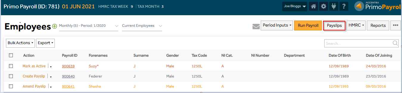 Full Payment Submission (FPS)